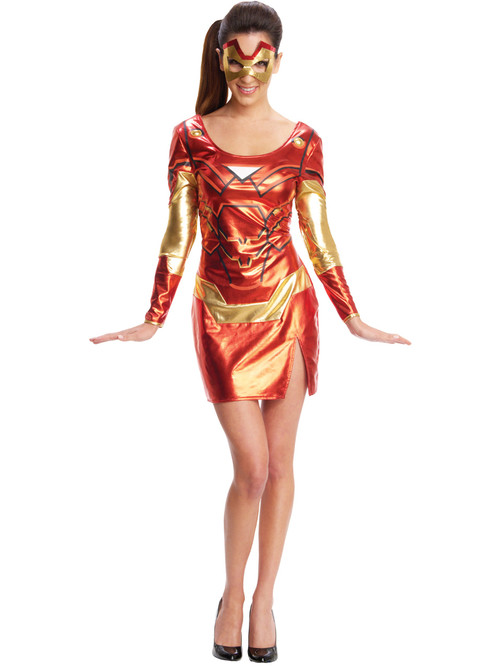 Women's Iron Man Dress Costume