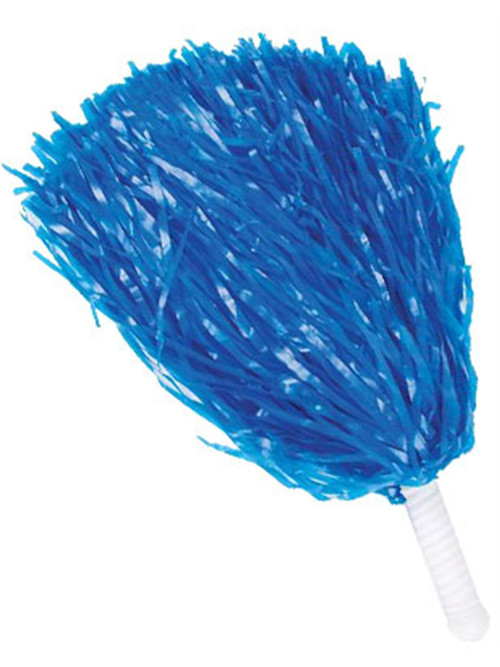 Pair of Blue Costume Cheer Leader Pom Pom Shakers Cheerleader