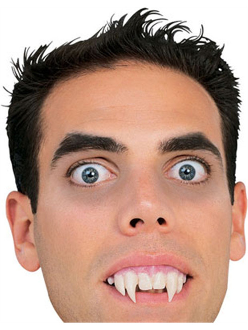 Deluxe Stay-Put Large Vampire Fangs