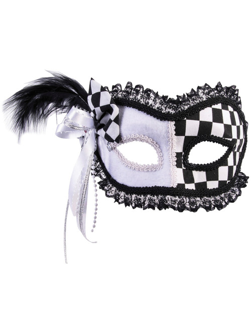 Women's Harlequin Opera Mask
