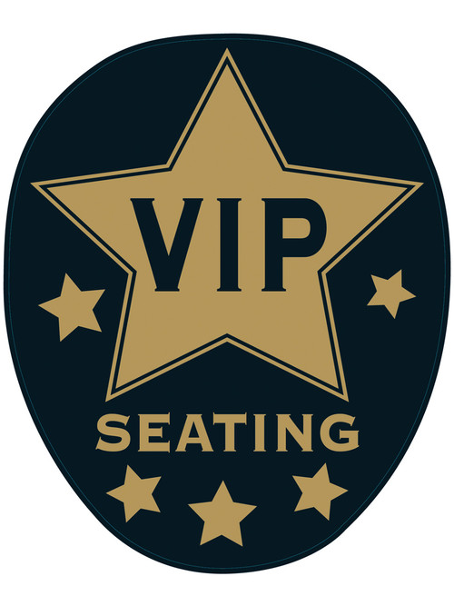 VIP Toilet Seat Peel 'N Place Sticker