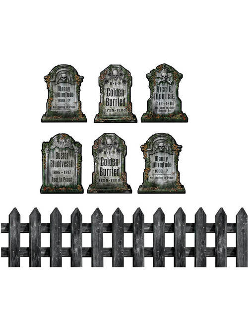 Halloween Tabletop Graveyard Props