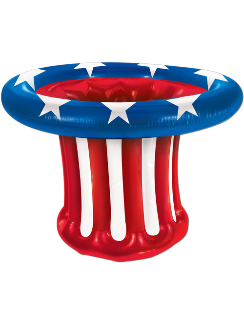 Inflatable Patriotic Hat Cooler