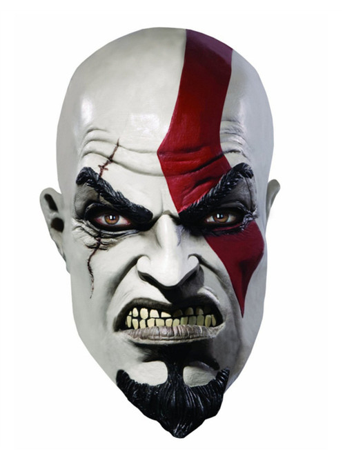 Men's God Of War Kratos Deluxe Latex Mask