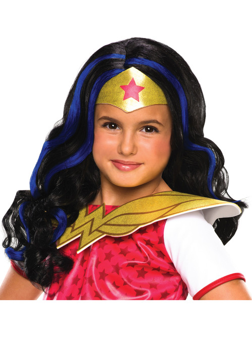 Girl's DC Super Hero Girls Wonder Woman Wig