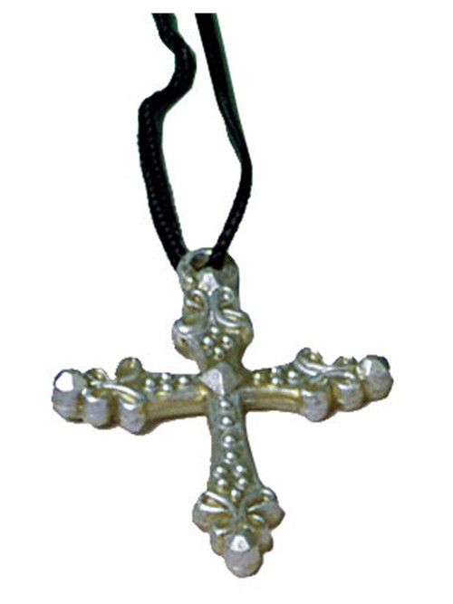 2 Inch Golden Priest Costume Holy Cross Necklace
