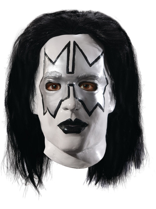 Adult Kiss Ace Frehley Spaceman Deluxe Full Overhead Mask with Hair