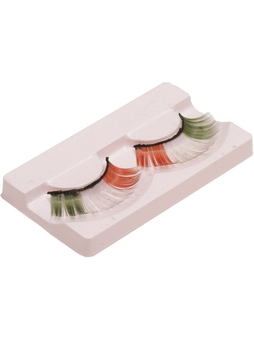 Women's Italian Flag Eyelashes