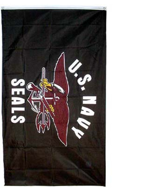 Large 3' x 5' American Navy Seals Decoration Flag