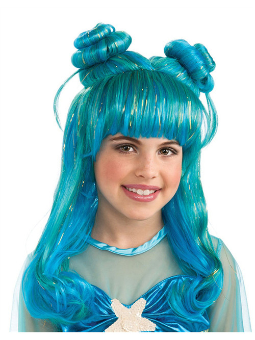 Kid's Blue Magical Mermaid Wig