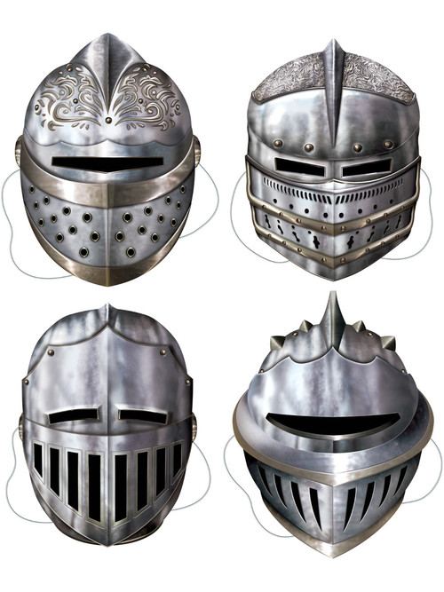 Set of 4 Knight Masks