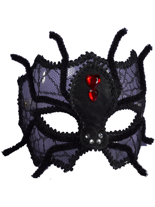 Spider Eye Mask with Eyeglasses Arms