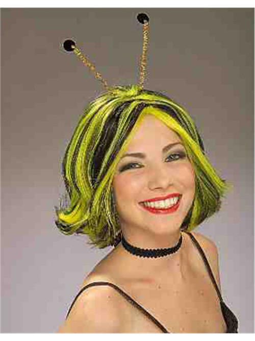Bumble Bee Wig with Antennae