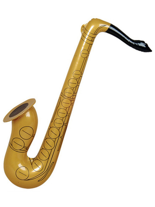 21" Inflatable Gold Saxophone