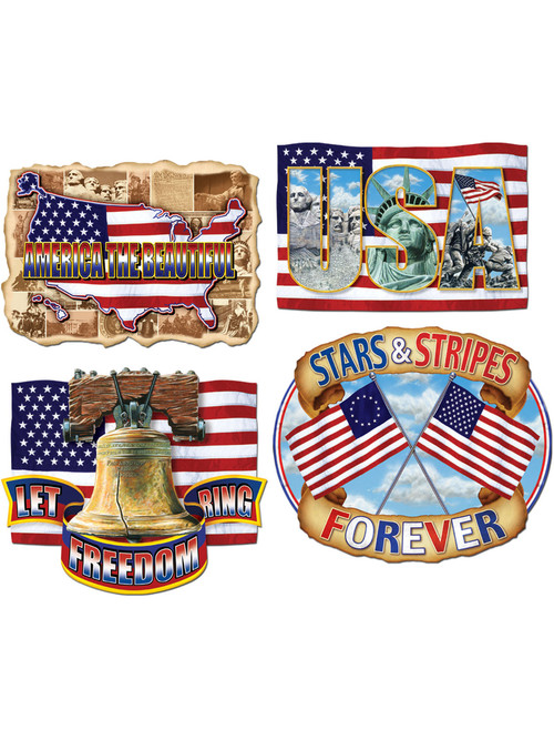 Packaged America Wall Prop Set