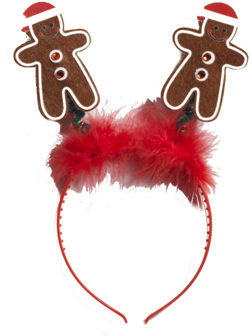 Gingerbread Man Christmas Headband