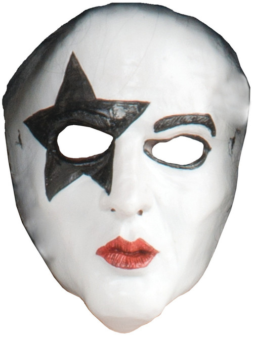 Adult Kiss Paul Stanley Starchild Half Vinyl Mask