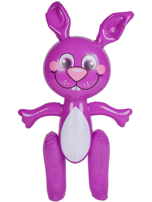 24" Inflatable Purple Easter Bunny