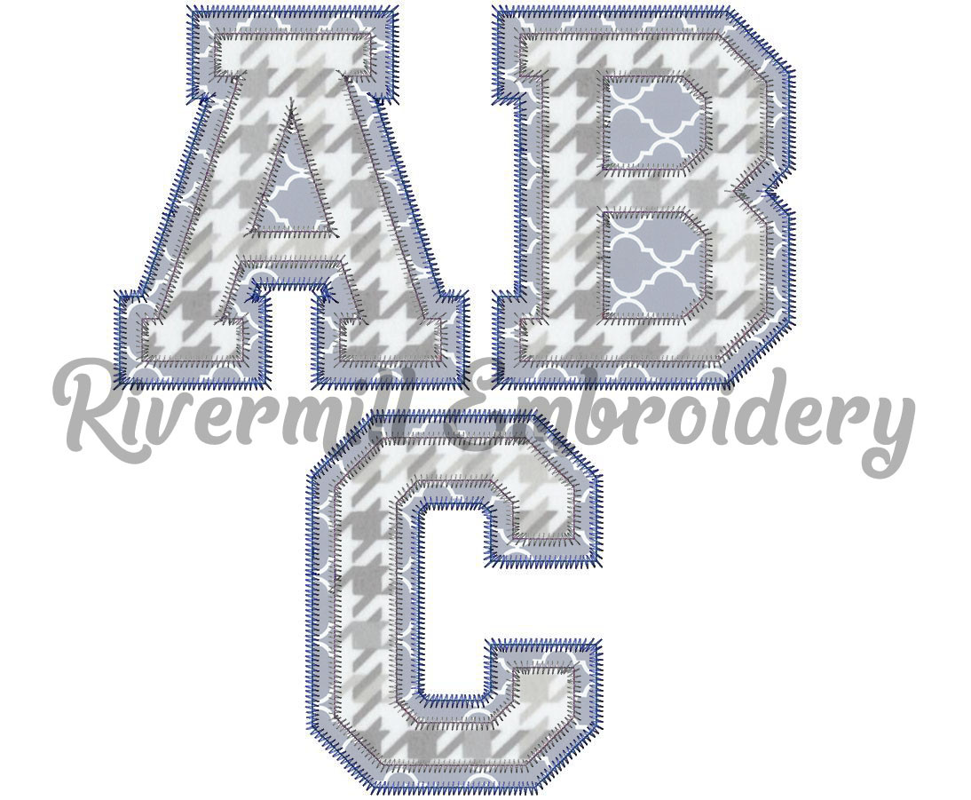 BX Fonts Small Team Embroidery Font Embroidery Fonts Athletic Sports ...