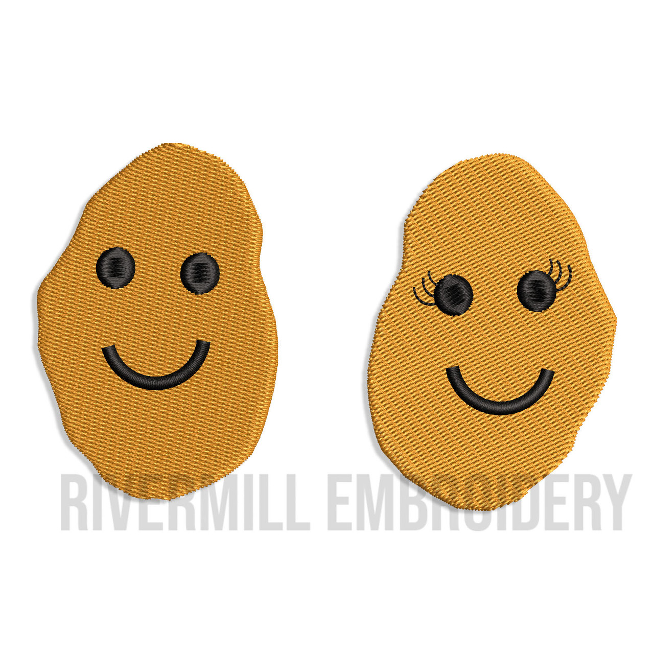 Chicken Nuggets Machine Embroidery Design - Rivermill Embroidery