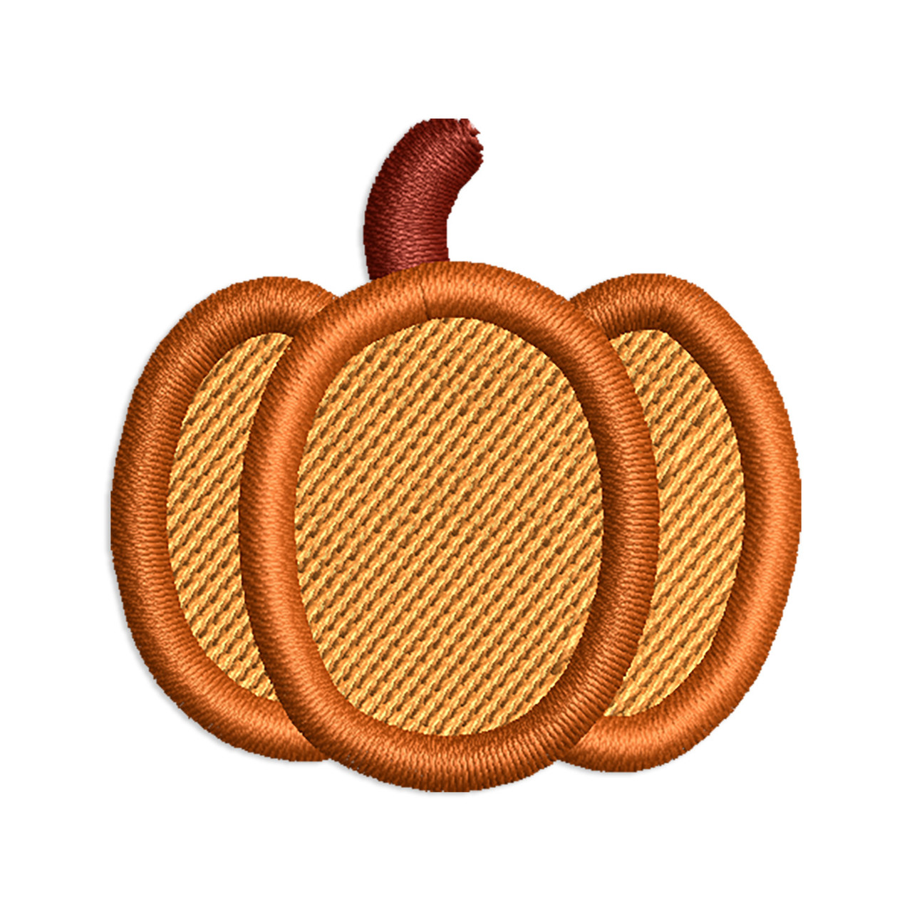 Mini Pumpkin Machine Embroidery Design - Rivermill Embroidery