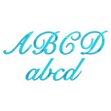 Embroidery Fonts - Sort by Style - Cursive or Swirly - Page 1 ...