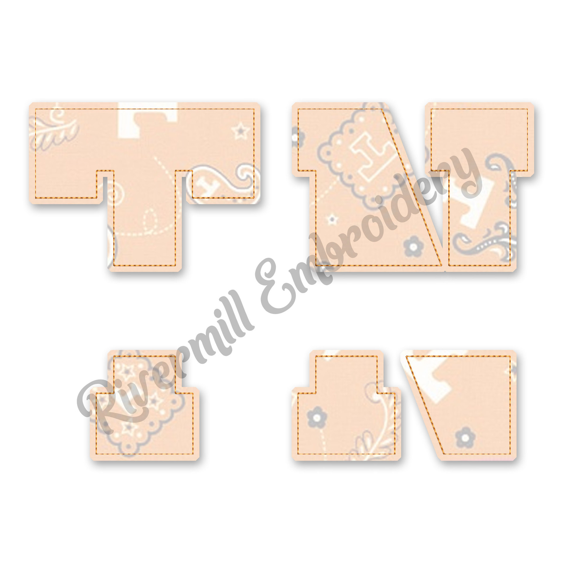 Applique Designs - Split Designs - Rivermill Embroidery
