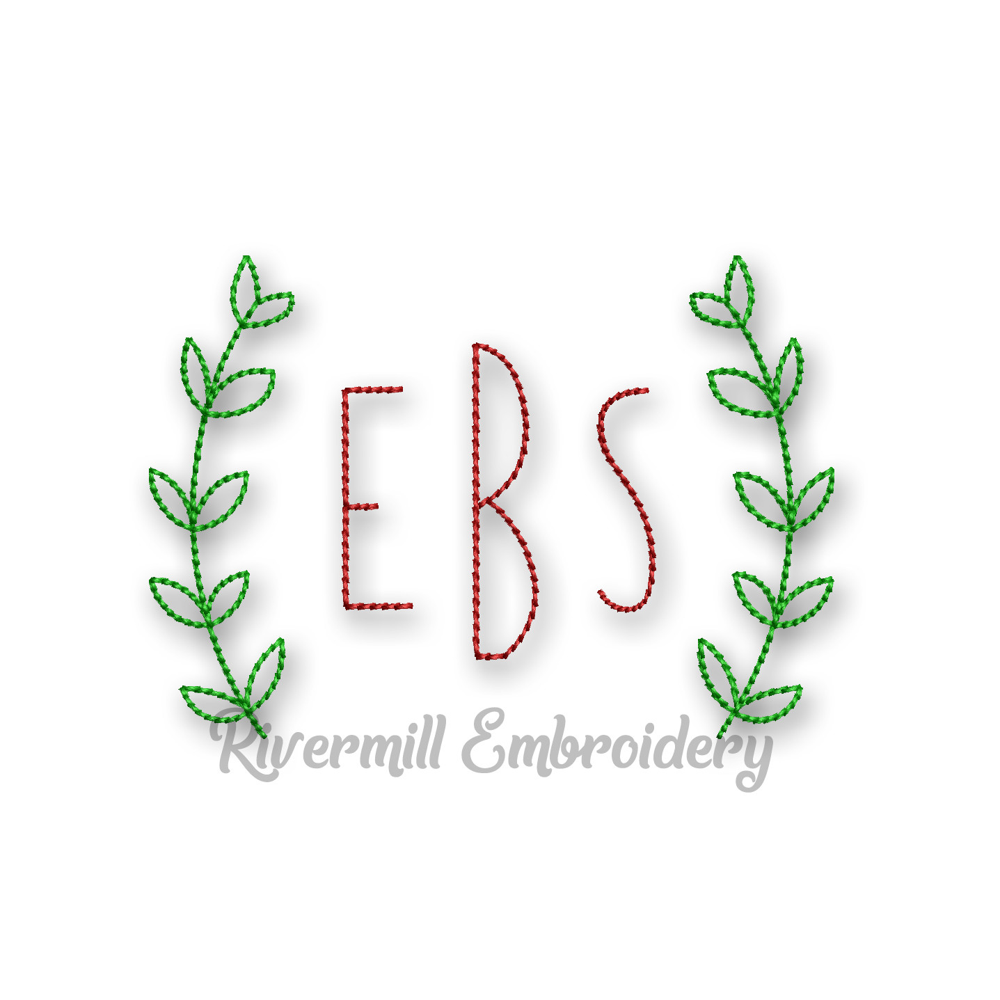 Vintage Farm Style Monogram Font Machine Embroidery Font Alphabet ...