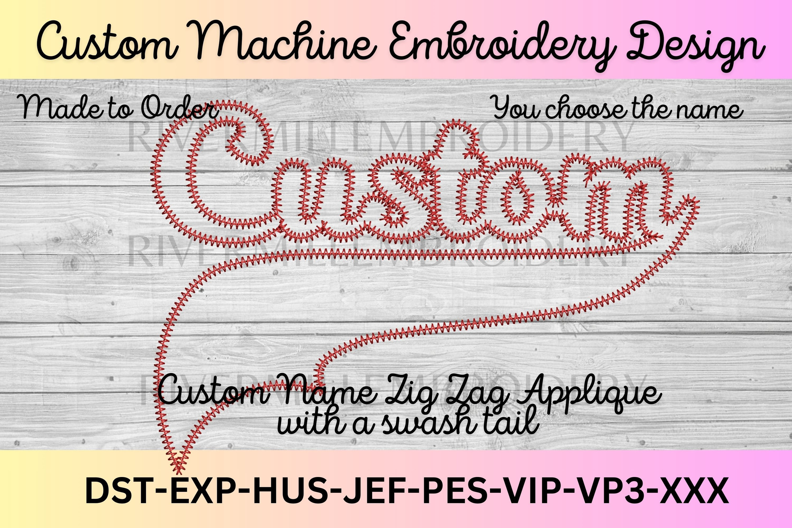 Custom Embroidery Designs - Rivermill Embroidery