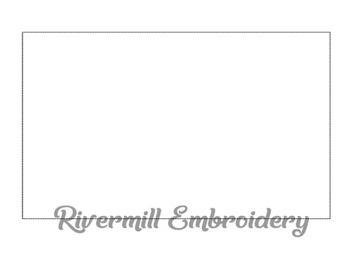 Raggy Applique Rectangle Frame Machine Embroidery Design - Rivermill ...