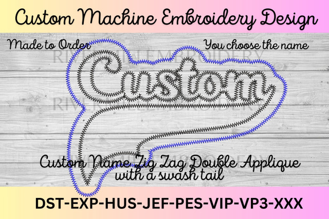 Custom Embroidery Designs - Rivermill Embroidery