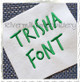 Trisha Machine Embroidery Alphabet - Rivermill Embroidery