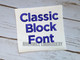 Classic Block Machine Embroidery Font - Rivermill Embroidery