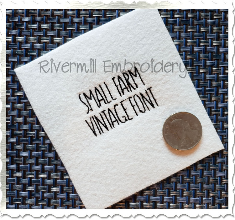 Vintage Farm Style Monogram Font Machine Embroidery Font Alphabet ...