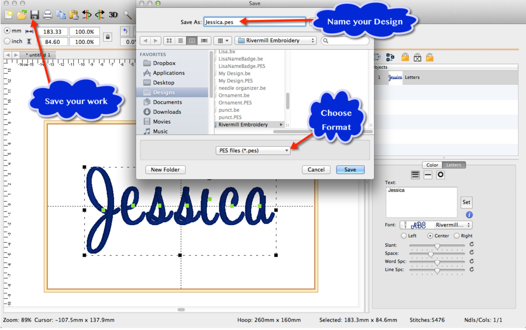 Embrilliance Software - BX Format - Rivermill Embroidery