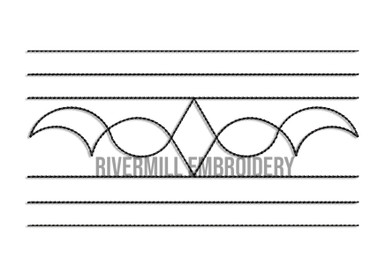 Western Cowboy Boot Toe Stitch Pattern Machine Embroidery Design #7 ...