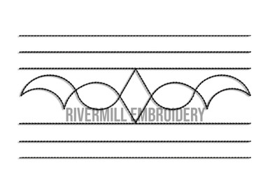 Large Western Cowboy Boot Toe Stitch Pattern Machine Embroidery Design ...