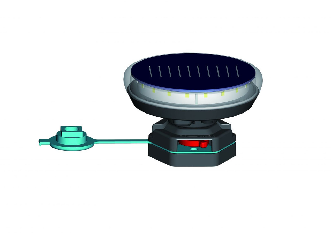 Solar Powered All-Round White Navigation Light