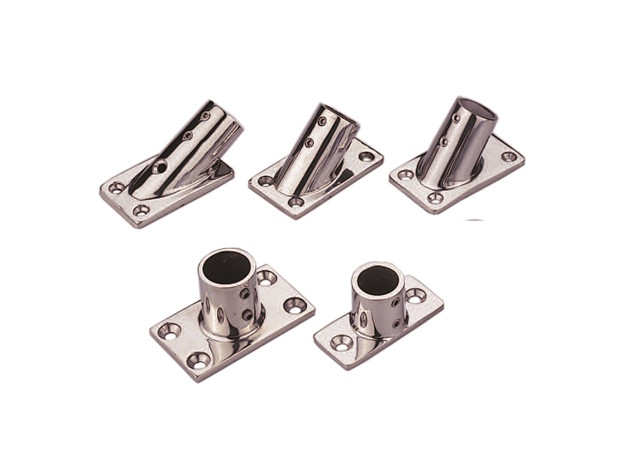 Stainless Steel Rectangular Base for Railings – S.S. 316