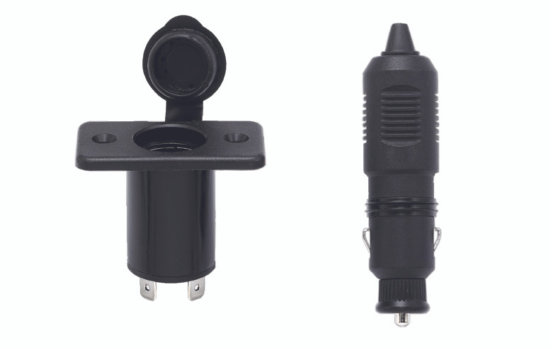 Fixed-Type 12V Socket with Cap