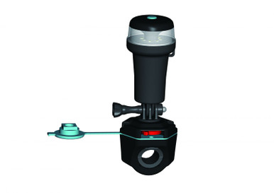 Portable All-Round White Navigation Light with Swivel Base (Rail Mount ...