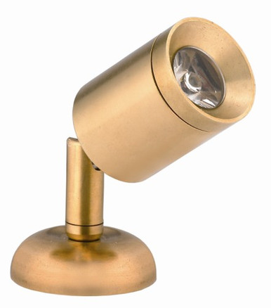 LED Mini Brass Reading Light (00002-BLW - 00002-CPW)