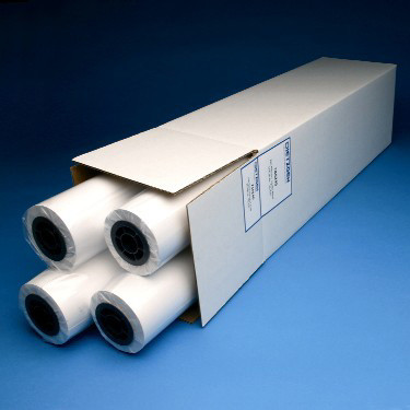 Hi-Bright Plotter Paper, 20lb, 30" x 150' 4 Rolls,740305U