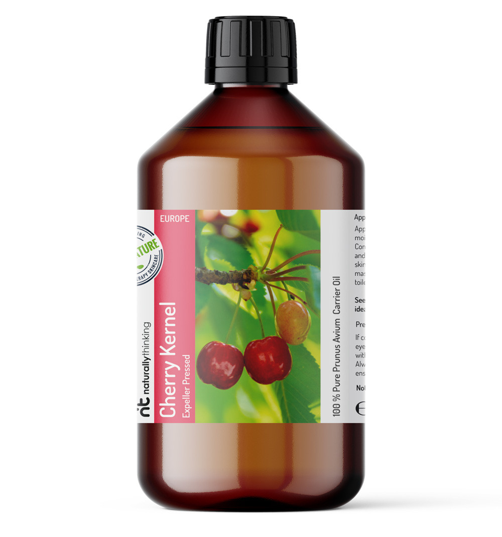 Cherry kernel oil, a rich but not fatty oil ideal for massage and skincare