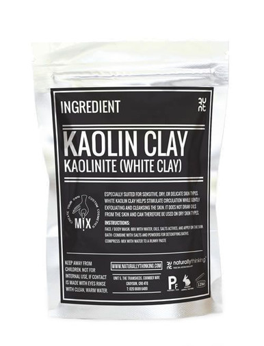 Kaolin cosmetic grade for facial masks and cosmetic skincare