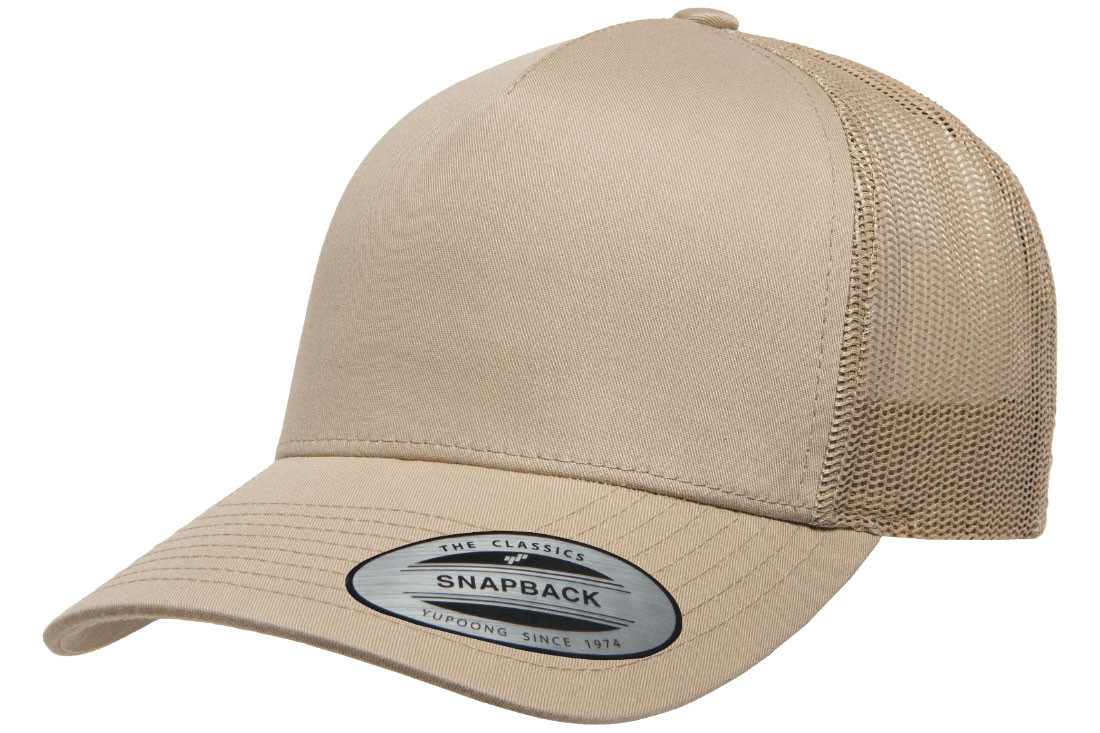 Yupoong 6506 Adult 5-Panel Retro Trucker Cap - BlankClothing.ca