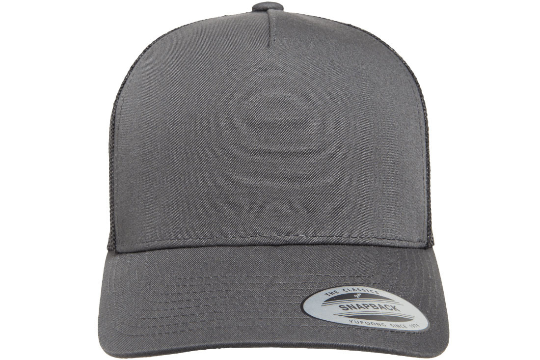 Yupoong 6506 Adult 5-Panel Retro Trucker Cap - BlankClothing.ca