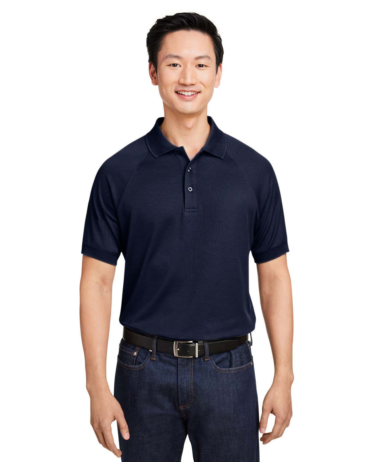 Harriton M208 Men's Charge Snag and Soil Protect Polo Shirt ...