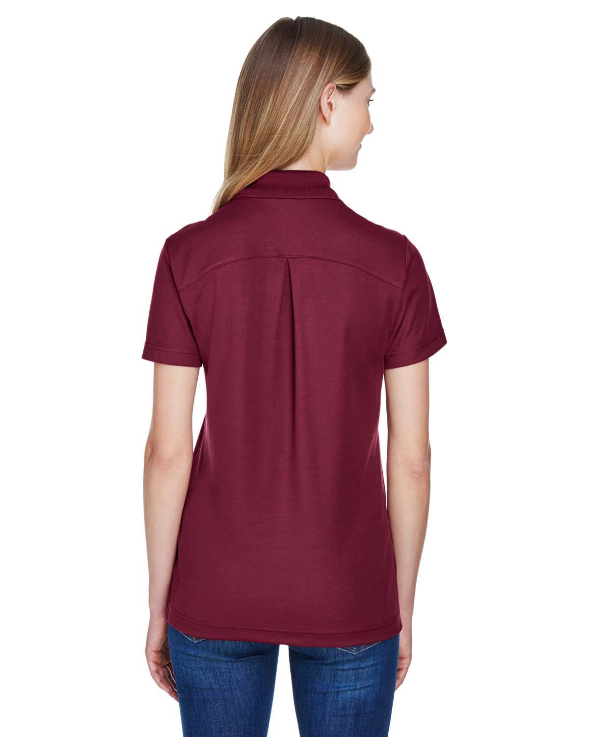 Devon & Jones DG20W Ladies' CrownLux Performance Plaited Polo Shirt ...