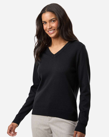 Devon & Jones DG445W Women's New Classics V-Neck Sweater - BlankClothing.ca